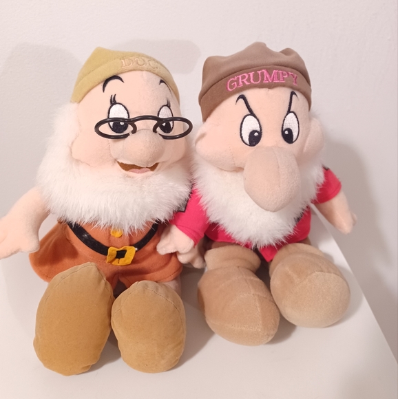 Disney | Toys | Disney Seven Dwarfs Dolls And Snow Grumpy Dolls | Poshmark